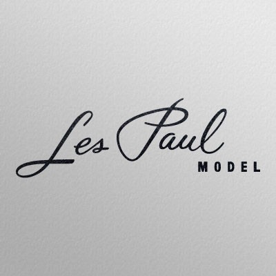 Les Paul "Model" Self Adhesive Decal - Guitar Headstock Logo Decals